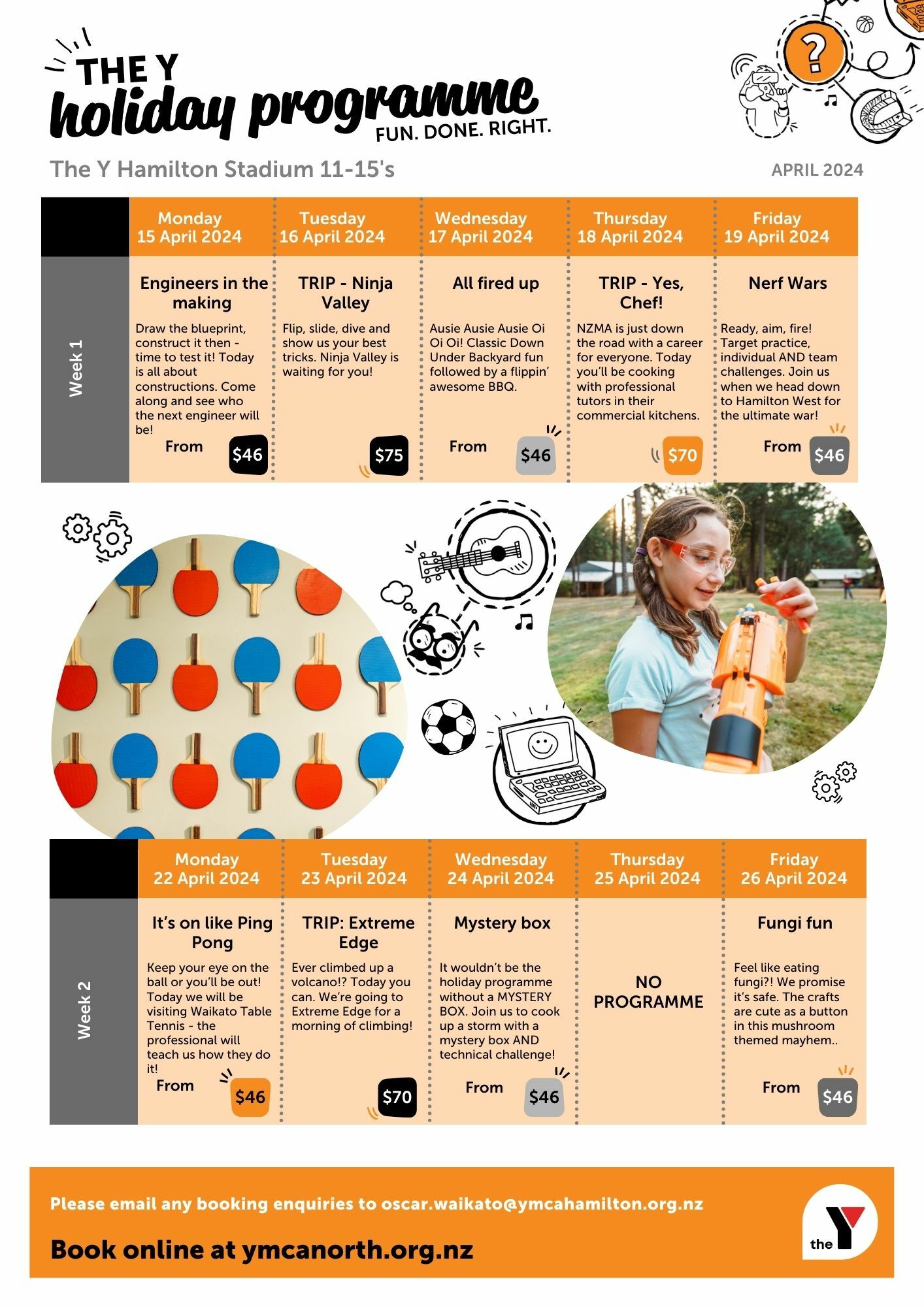 Holiday Programmes - YMCA North