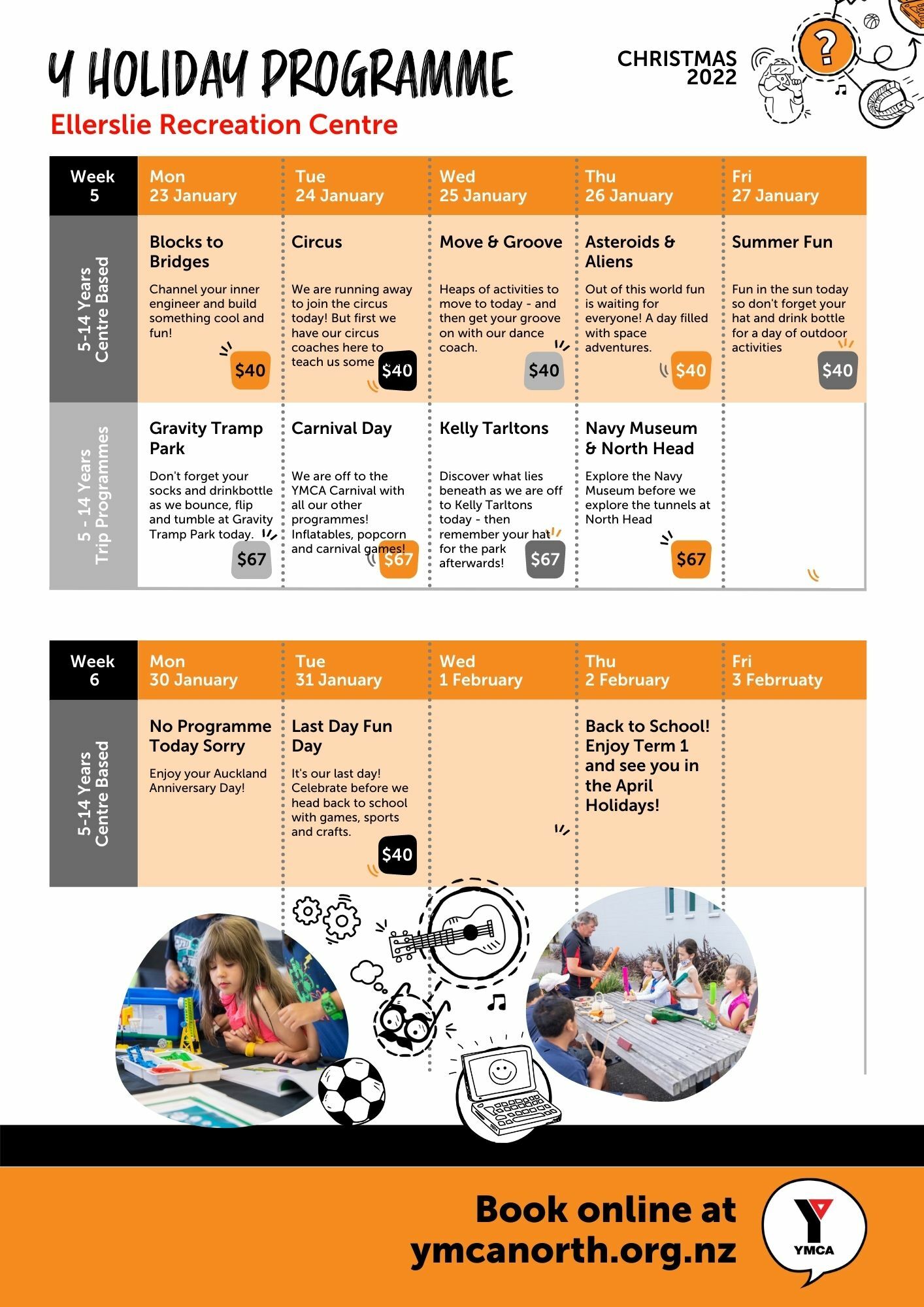 Holiday Programmes - YMCA North