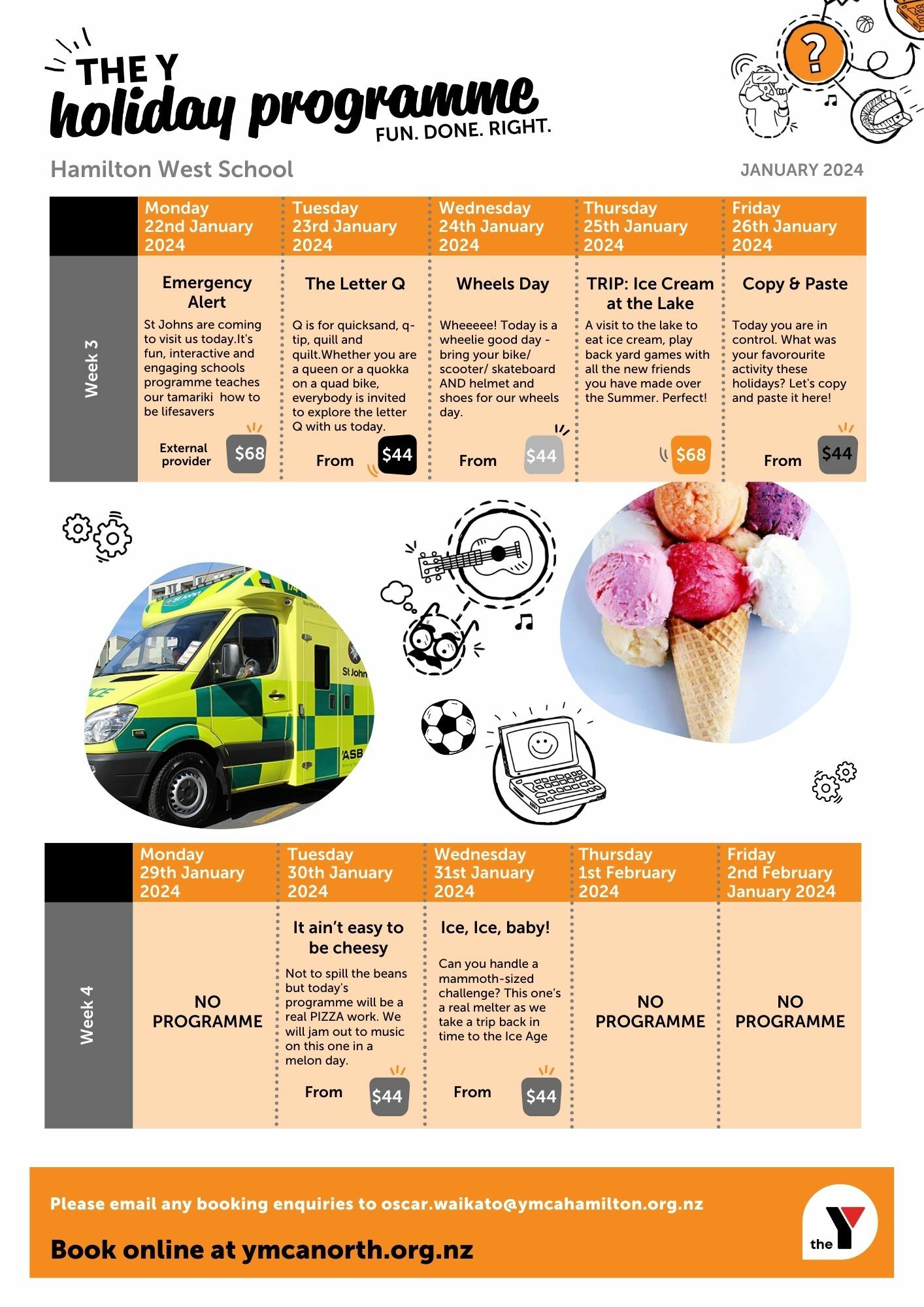 Y Holiday Programmes - Hamilton West School - YMCA North