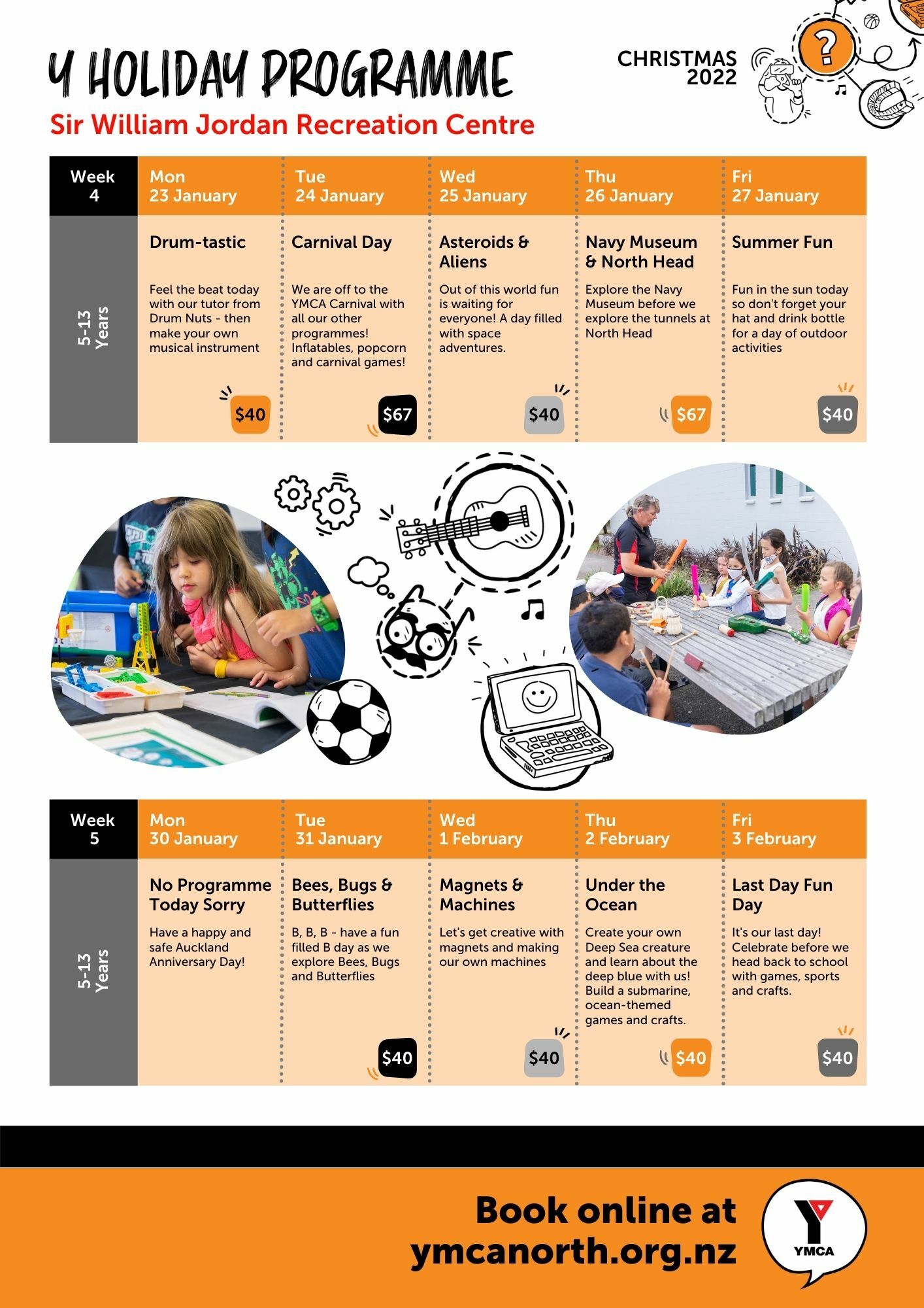 Holiday Programmes - YMCA North