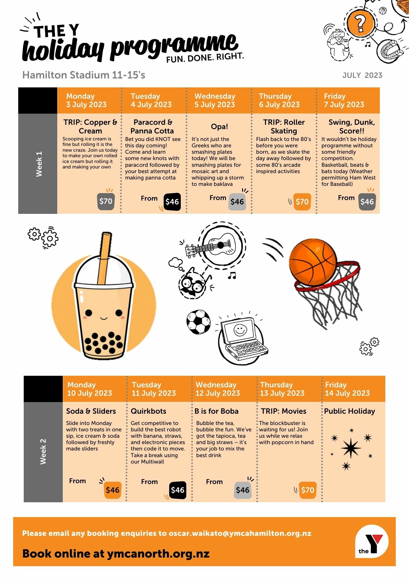 Holiday Programmes - YMCA North