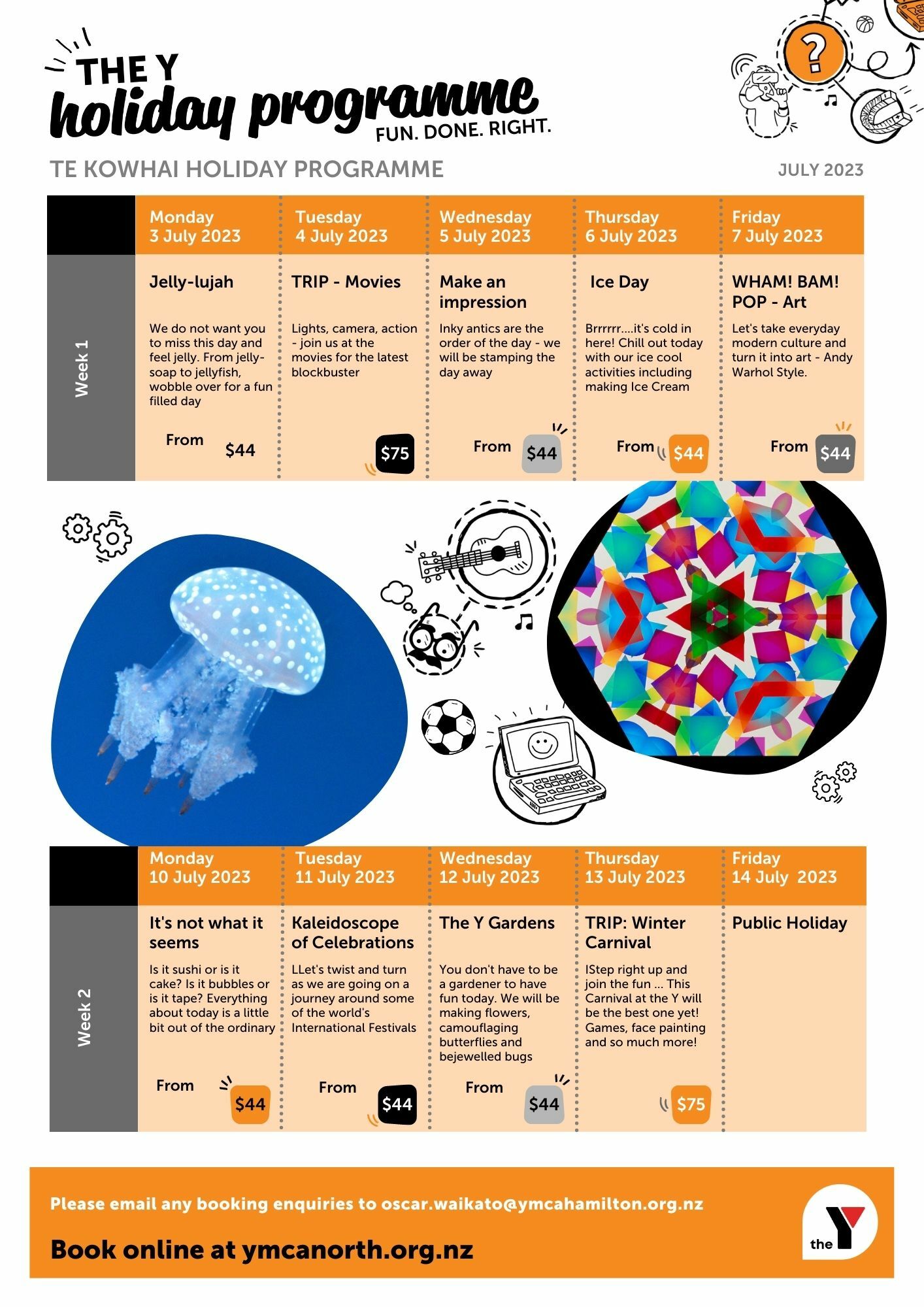 Y Holiday Programmes - Te Kowhai Primary School - YMCA North