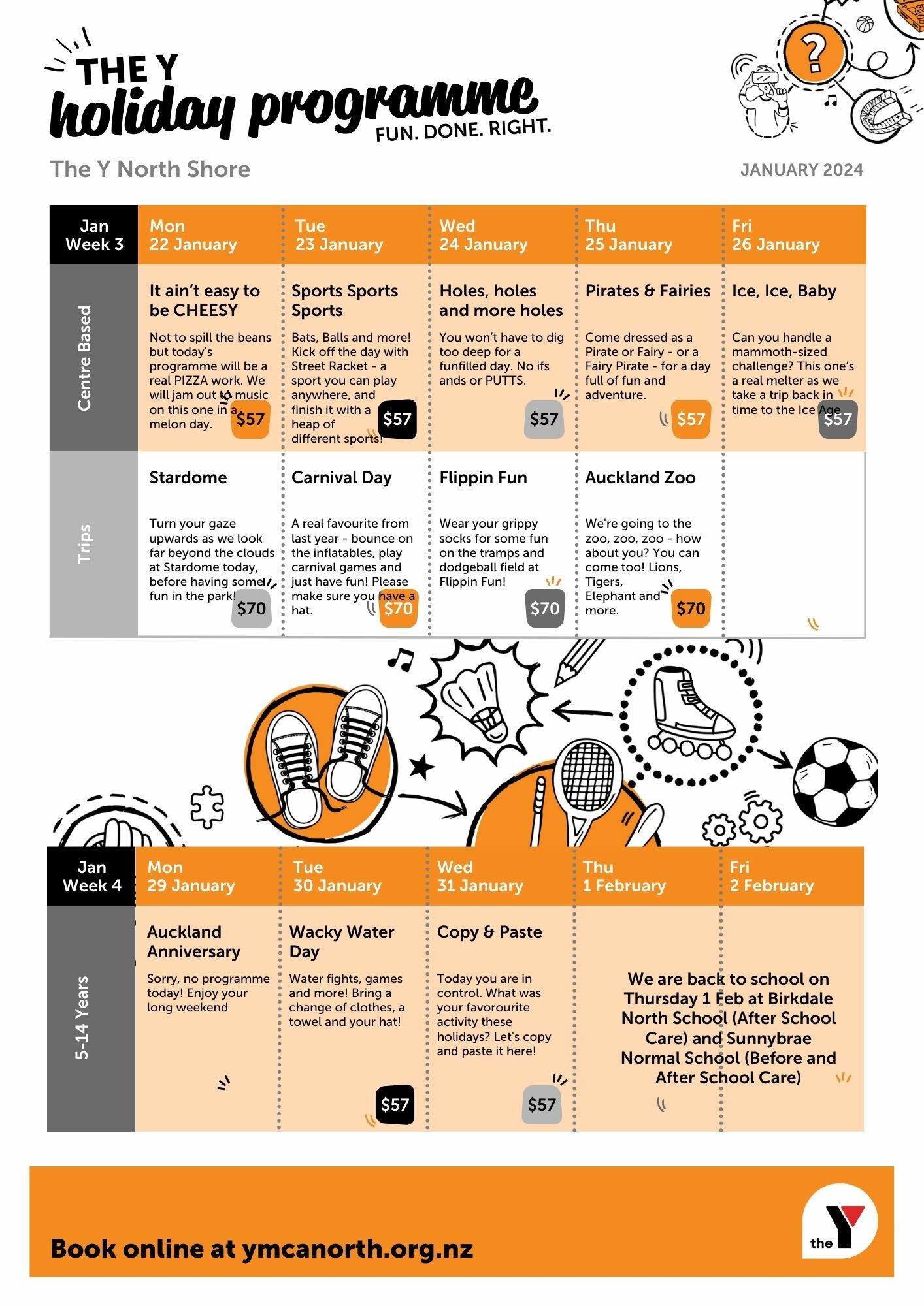 Y Holiday Programmes - The Y North Shore - YMCA North